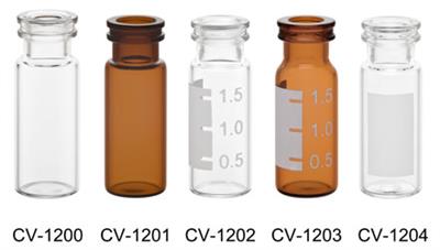 Vial Autosampler HPLC 2.0mL Large Opening Amber w/ | Worldwide Life Sciences
